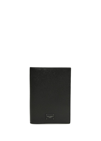 Dolce&Gabbana Erkek Siyah Logolu Deri Pasaportluk EU Dolce&Gabbana Erkek Siyah Logolu Deri Pasaportluk EU