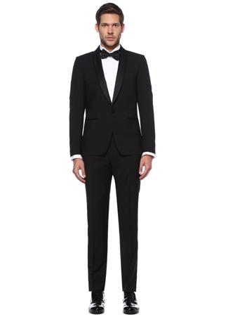 Paul Smith Erkek Soho Fit Siyah Şal Yaka Yün Smokin 50 IT