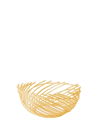 Michael Aram Calla Lily Small Gold 3D Çizgili Dekoratif Kase Altın Rengi Michael Aram Calla Lily Small Gold 3D Çizgili Dekoratif Kase Altın Rengi