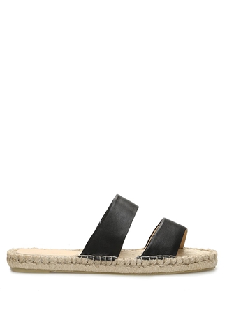 Blender Originated Kadın Siyah Bantlı Espadril Tabanlı Terlik 36