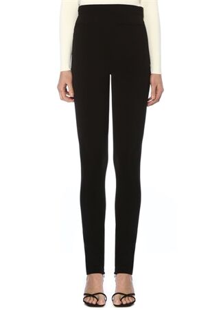 Balenciaga Kadın Siyah Yüksek Bel Dar Paça Pantolon 36 FR