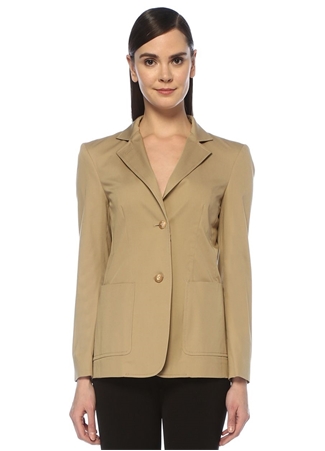Etro Kadın Kamel Kelebek Yaka Ceket Kahverengi 44 IT