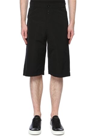 Givenchy Erkek Siyah Yüksek Bel Bermuda 46 IT