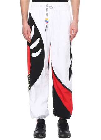 Reebok Erkek x Pyer Moss Sankofa Beyaz Bloklu Eşofman Altı M EU