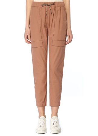 Brunello Cucinelli Kadın Pembe Beli Bağcıklı Zincir Şerit Detaylı Pantolon 36 IT Brunello Cucinelli Kadın Pembe Beli Bağcıklı Zincir Şerit Detaylı Pantolon 36 IT