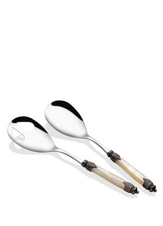 Rivadossi Arianna 2li Salata Servis Seti Bej Rivadossi Arianna 2li Salata Servis Seti Bej