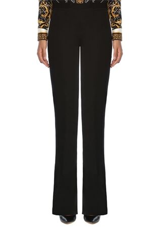 Versace Kadın Siyah Normal Bel Bol Paça Pantolon 38 IT