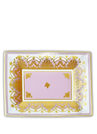 Baci Milano Gala Pembe Dikdörtgen Formlu Porselen Tabak Baci Milano Gala Pembe Dikdörtgen Formlu Porselen Tabak