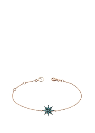 Bee Goddess Kadın Venus Star Altın Rengi Bileklik Pembe EU