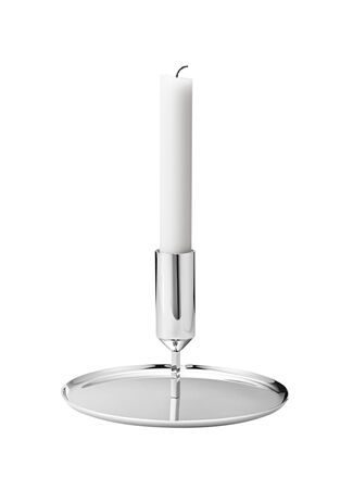 Georg Jensen Tunes Silver Şamdan Gri