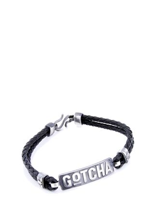 Kayra Khan Erkek Gotcha Siyah Metal Plakalı Gümüş Rengi Bileklik Gri L EU Kayra Khan Erkek Gotcha Siyah Metal Plakalı Gümüş Rengi Bileklik Gri L EU