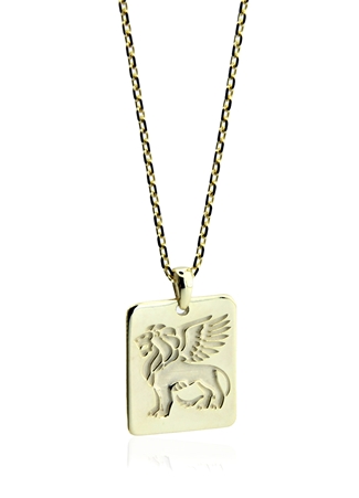 Kayra Khan Erkek Heroic Gold Aslan Detaylı Gümüş Rengi Kolye Altın EU Kayra Khan Erkek Heroic Gold Aslan Detaylı Gümüş Rengi Kolye Altın EU