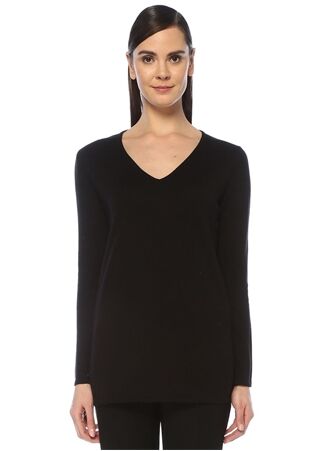 Beymen Kadın Siyah V Yaka Uzun Kazak S EU