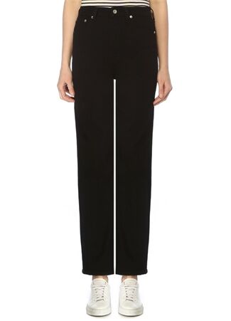 Rag&Bone Kadın Jane Siyah Yüksek Bel Cigarette Jean Pantolon 23 US