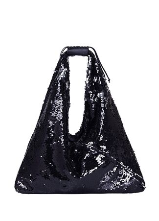 Jimba Kadın Mini Maxims Siyah Payetli Çanta EU