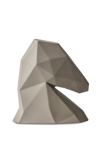 Esma Dereboy Taş At Formlu Porselen Dekoratif Obje Gri Esma Dereboy Taş At Formlu Porselen Dekoratif Obje Gri