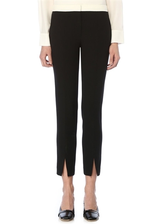 Tibi Kadın Anson Siyah Ekru Streç Skinny Pantolon 6 US