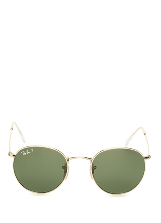 Ray-Ban Erkek Yeşil Yuvarlak Formlu Güneş Gözlüğü Altın Rengi 50 EU Ray-Ban Erkek Yeşil Yuvarlak Formlu Güneş Gözlüğü Altın Rengi 50 EU