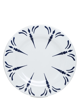 Mario Luca Giusti Tessa Mavi Beyaz Desenli Melamin Tabak Çok Renkli Mario Luca Giusti Tessa Mavi Beyaz Desenli Melamin Tabak Çok Renkli