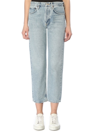 Agolde Kadın Parker Easy Straight Fit Jean Pantolon Mavi 24 US