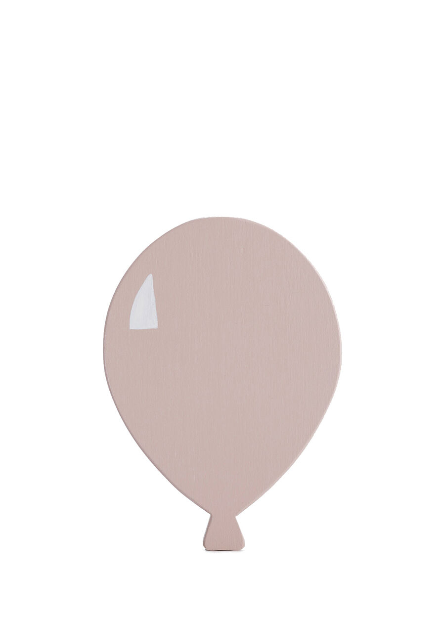 Figg - Jade Mini Pembe Balon Formlu Ahşap Blok - Pembe