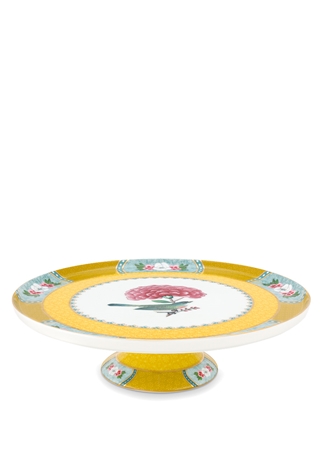 Pip Studio Blushing Birds Desenli Mini Porselen Kek Standı Sarı