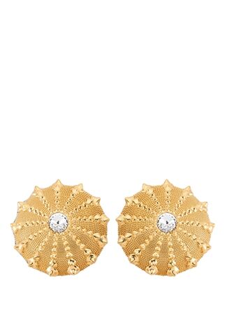 Ninon Kadın Patmos Sea Urchin Altın Rengi Kaplama Küpe EU Ninon Kadın Patmos Sea Urchin Altın Rengi Kaplama Küpe EU