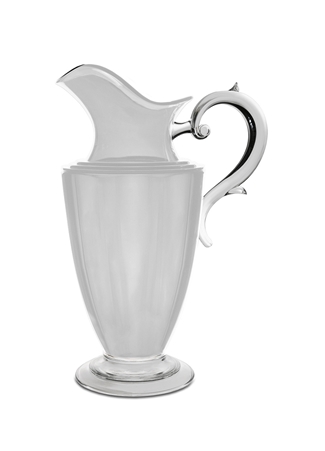 Baci Milano Elizabeth Beyaz Geometrik Kesimli Sürahi Baci Milano Elizabeth Beyaz Geometrik Kesimli Sürahi