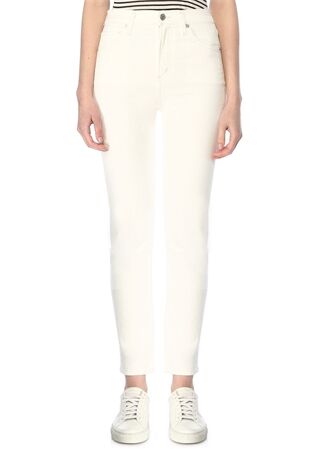 Citizens Of Humanity Kadın Harlow Slim Fit Beyaz Jean Pantolon Mavi 29 US
