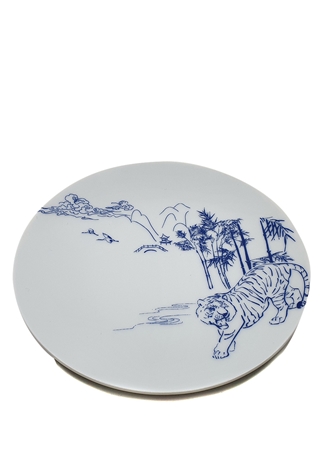 Mi Su Deco Kyoto Lacivert Beyaz 17 cm Porselen Tabak Mi Su Deco Kyoto Lacivert Beyaz 17 cm Porselen Tabak