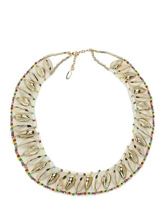 Hipanema Kadın Alva Boncuklu Kolye Beyaz EU