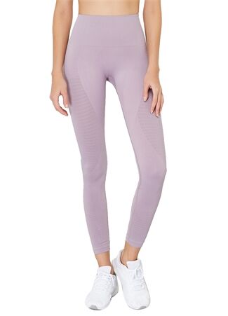 Jerf Kadın Gela Mor Yüksek Bel Esnek Toparlayıcı Tayt XS EU