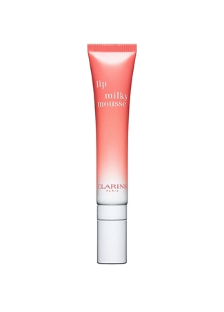 Clarins Lip Milky Mousse 02 Peach Pembe Clarins Lip Milky Mousse 02 Peach Pembe