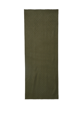 Beymen Hediye Kadın Haki Logo Motifli Şal EU Beymen Hediye Kadın Haki Logo Motifli Şal EU