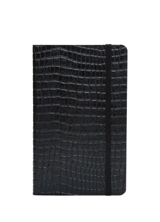 Beymen Siyah Krokodil Desenli Defter EU