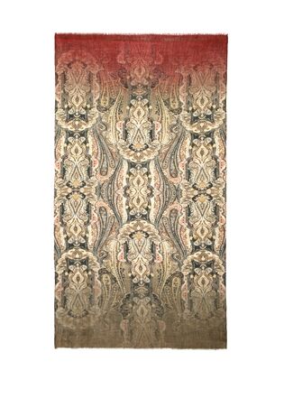 Beymen Hediye Kadın Haki Etnik Desenli Yün Şal EU