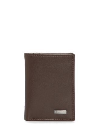 Beymen Hediye Erkek Kahverengi Deri Kartlık EU