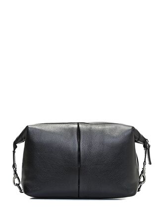 Beymen Hediye Erkek Siyah Deri Tıraş Çantası EU