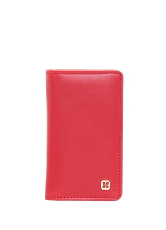 Beymen Hediye Kadın Kırmızı Logolu Deri Cüzdan Eu