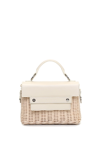 Jimba Kadın Michelle Ekru El Yapımı Hasır Omuz Çantası Bej Eu Jimba Kadın Michelle Ekru El Yapımı Hasır Omuz Çantası Bej Eu