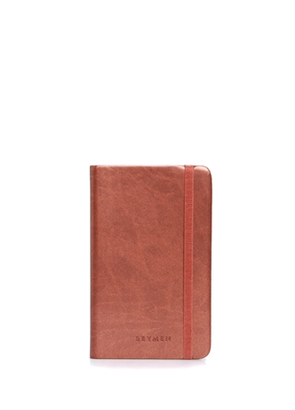 Beymen Metalik Kahverengi Not Defteri Kırmızı EU