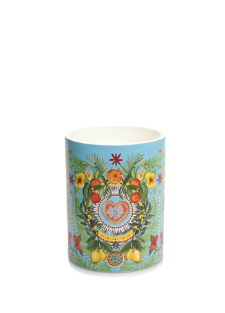MATTHEW WILLIAMSON Summer Siesta Desenli 600 gr Seramik Mum Çok Renkli MATTHEW WILLIAMSON Summer Siesta Desenli 600 gr Seramik Mum Çok Renkli
