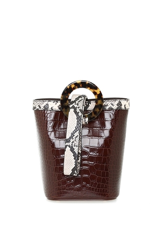 Nico Giani Kadın Aurora Mini Dokulu Deri Omuz Çantası Kahverengi EU Nico Giani Kadın Aurora Mini Dokulu Deri Omuz Çantası Kahverengi EU