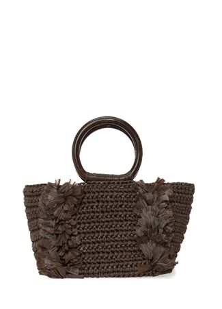 Carolina Santa Domingo Kadın Corallina Kahverengi El Çantası EU