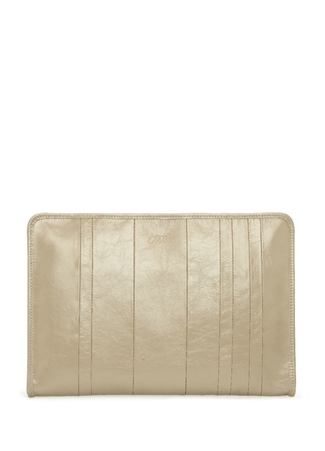 Beymen Club Kadın Vizon Deri El Portföyü Bej EU Beymen Club Kadın Vizon Deri El Portföyü Bej EU