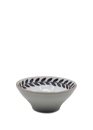 Mi Su Deco Zeytin Dalı Küçük Boy 13 cm Porselen Kase Siyah Mi Su Deco Zeytin Dalı Küçük Boy 13 cm Porselen Kase Siyah