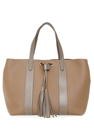 Beymen Kadın Kahverengi Püskül Detaylı Alışveriş Çantası Bej EU