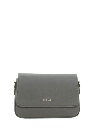 Beymen Kadın Haki Logolu Omuz Çantası EU