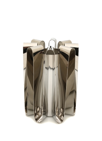 Georg Jensen Frequency Large Çelik Vazo Gri