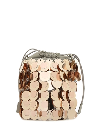 Paco Rabanne Kadın Sequin Bronz Pulpayetli Büzgülü Çanta Kahverengi Eu Paco Rabanne Kadın Sequin Bronz Pulpayetli Büzgülü Çanta Kahverengi Eu